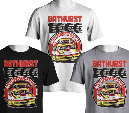 BATHURST 1000 MOUNT PANARAMA RETRO T-SHIRT | eBay Australia