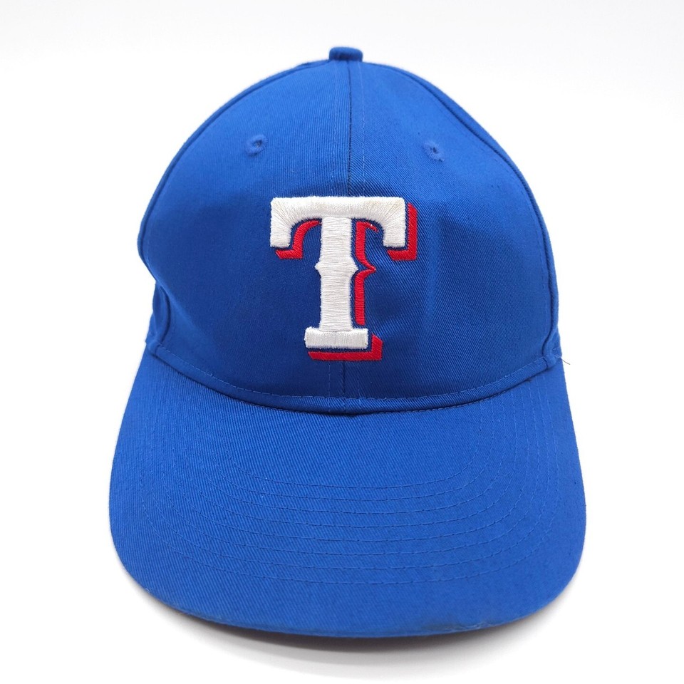 Texas Rangers Hat OC Sports Blue Strapback Team MLB Embroidered ...