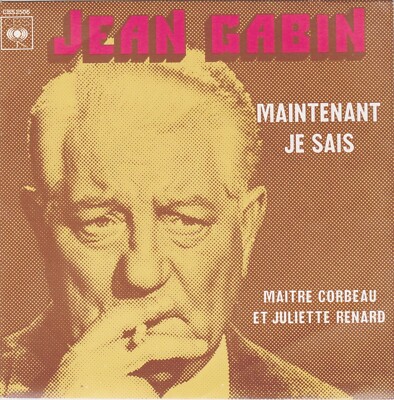 JEAN GABIN MAINTENANT JE SAIS FRENCH 45 SINGLE JEAN-PIERRE SABAR | eBay