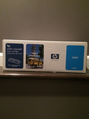 HP C4192A Toner Cartridge (Cyan/Blue) New & Sealed | eBay