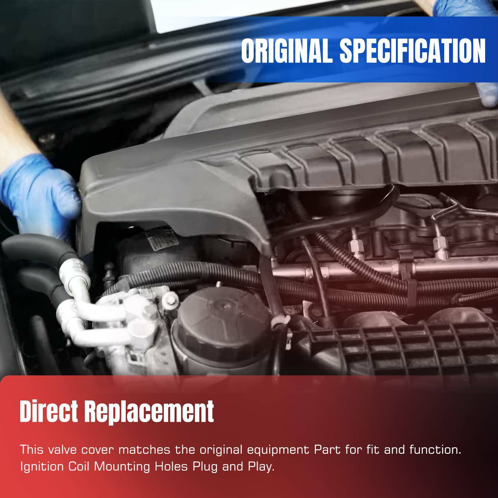 Engine Valley Cover w/ Gasket & Bolts For GM LS2/LS3/LS7 Engine w/o PCV ...