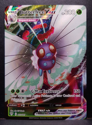 Butterfree VMAX 002/189 Darkness Ablaze Pokémon Pokemon Card English ...
