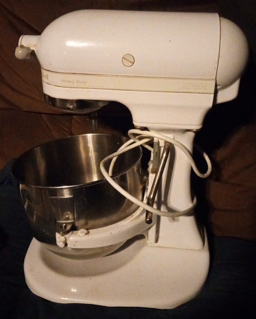 KitchenAid K5SS Heavy Duty Series 5qt Stand Mixer - White for sale ...