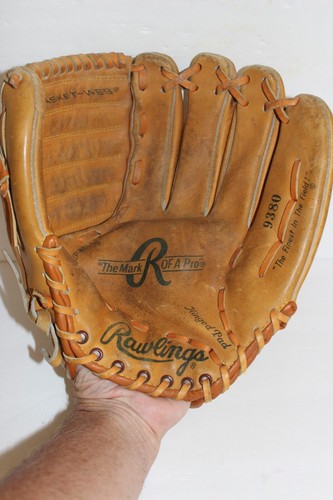 Rawlings Baseball RHT Glove 9380 Fastback Model HolDster Basketweave 11 ...