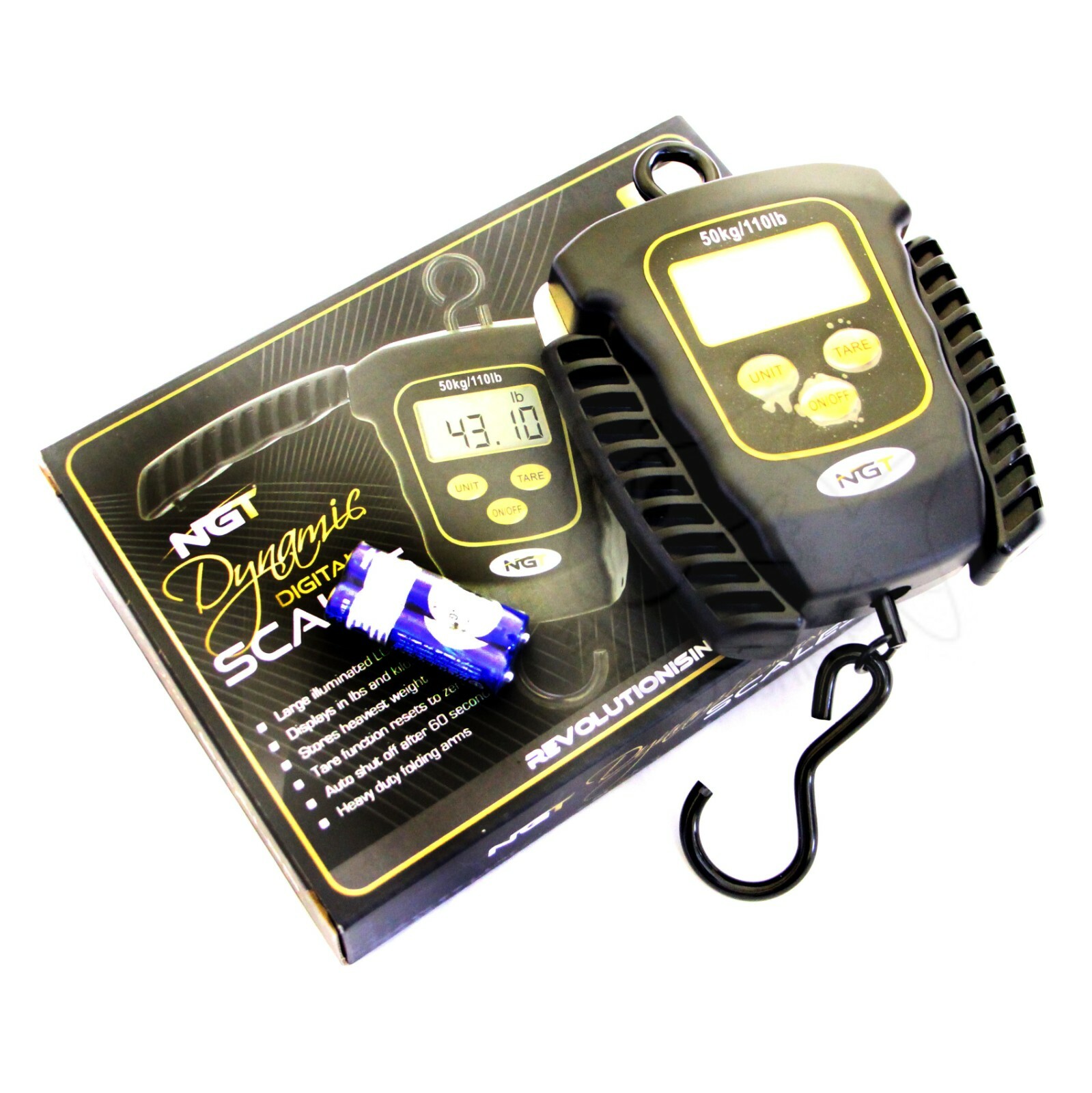 NGT Dynamic Digital Carp Fishing Scales 110lb 50kg for sale online | eBay