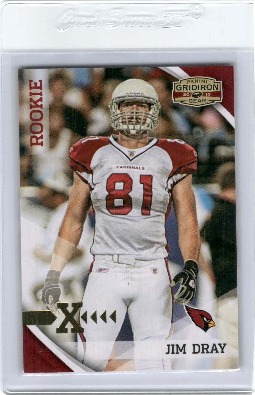 JIM DRAY 2010 GRIDIRON GEAR X ROOKIE #77/100 CARDINALS STANFORD ...