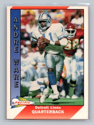 1991 Pacific Andre Ware #147 Detroit Lions | eBay