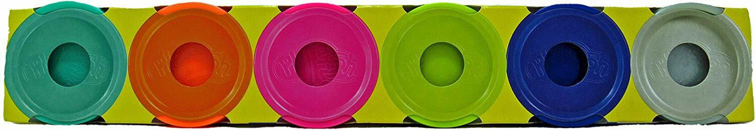 Play Doh Super Silver Pack 5 1 Non Toxic Hasbro 18 Oz 6 Colors Age 2 ...