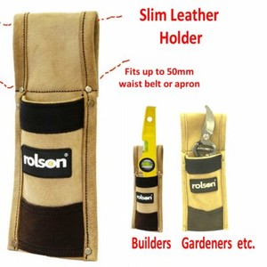 Heavy Duty Leather Scaffold Spirit Level Single Tool Pouch Holster | eBay