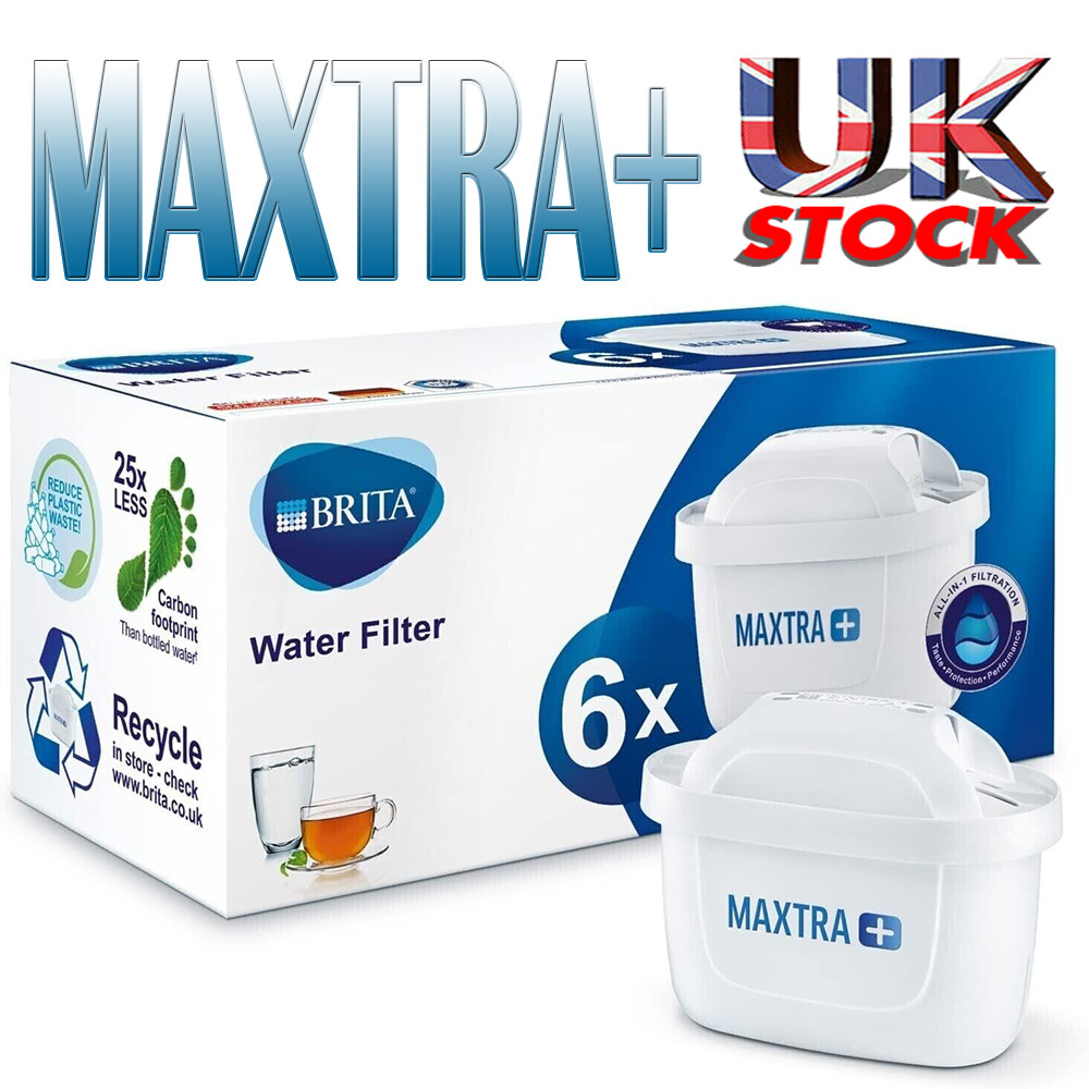 6 Pack for BRITA Maxtra+ Plus Jug Replacement Water Filter Refills ...