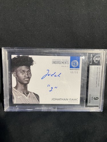 2017-18 Panini Encased Jonathan Isaac Rookie Auto Autograph /99 BGS 9 ...