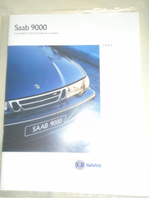 Saab 9000 range brochure 1995 UK market | eBay UK