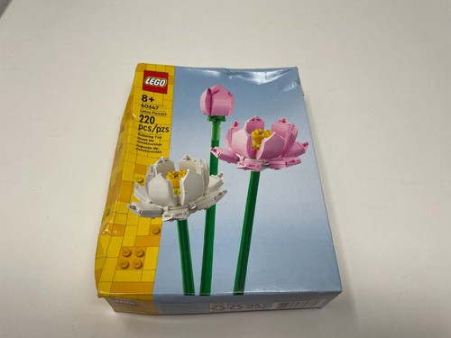 LEGO Lotus Flowers 40647 Building Kit, Artificial for Decoration ...