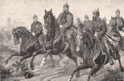 King Germany Prussia WILLIAM I Moltke Bismarck Von Roon 1882 Art Print ...