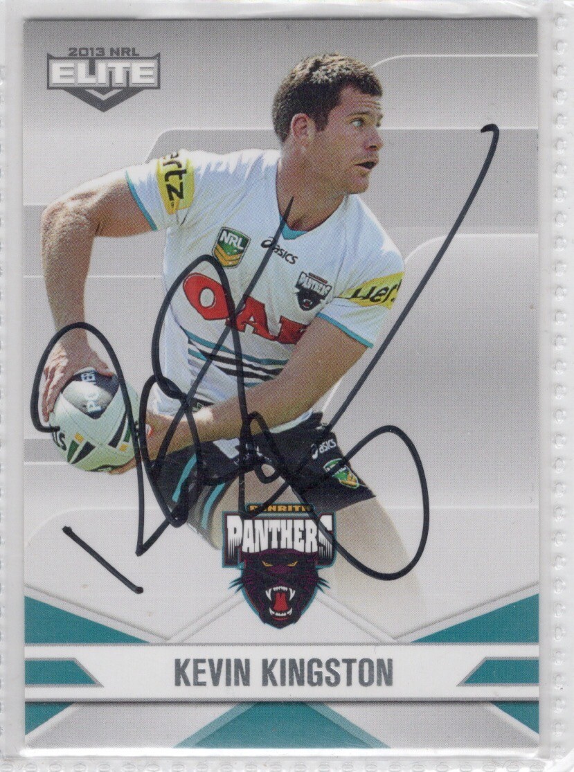 🔥 2013 ELITE Signed Card KEVIN KINGSTON #82 🔥☆FREE POSTAGE ☆ | eBay ...