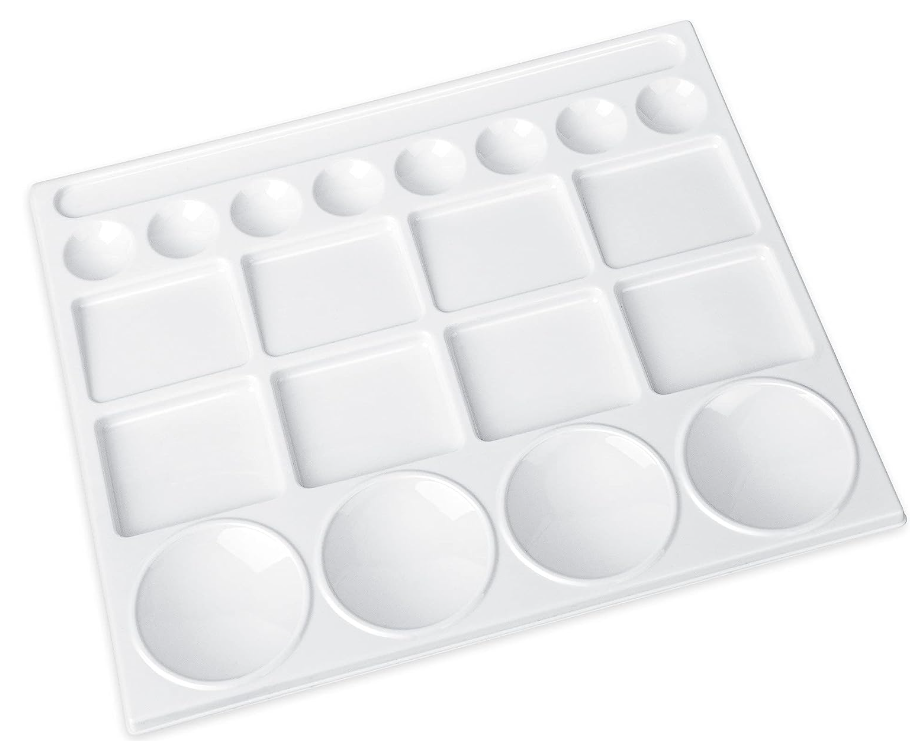 20 Well Watercolor Paint Tray Palette Pallet Acrylic Painting Mixing ...