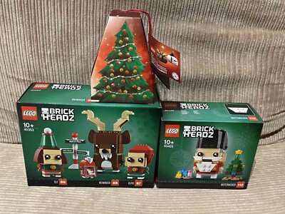 Brand New LEGO 40353 Reindeer,Elf And Elfie & LEGO 40425 Nutcracker ...