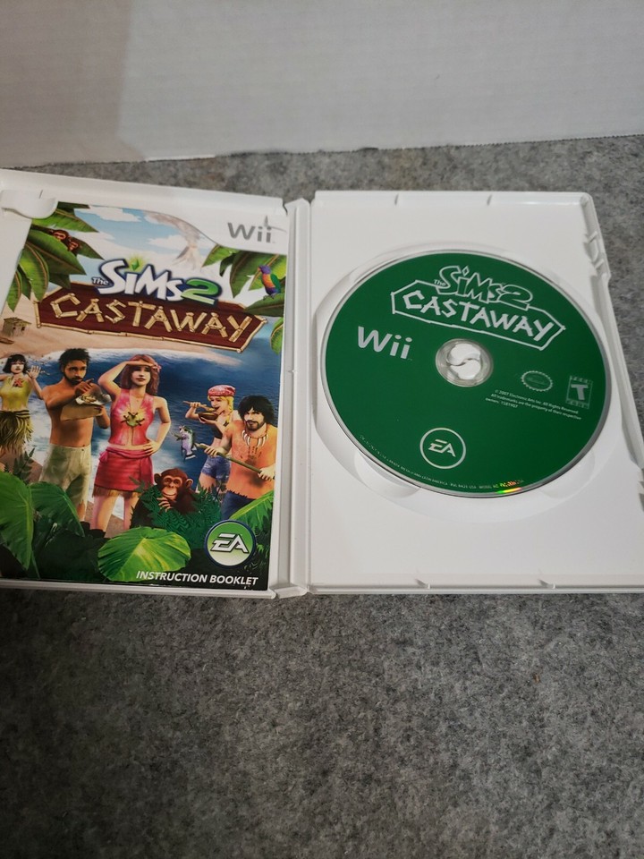 The Sims 2: Castaway - Nintendo Wii - Complete w/ Manual 14633158199 | eBay