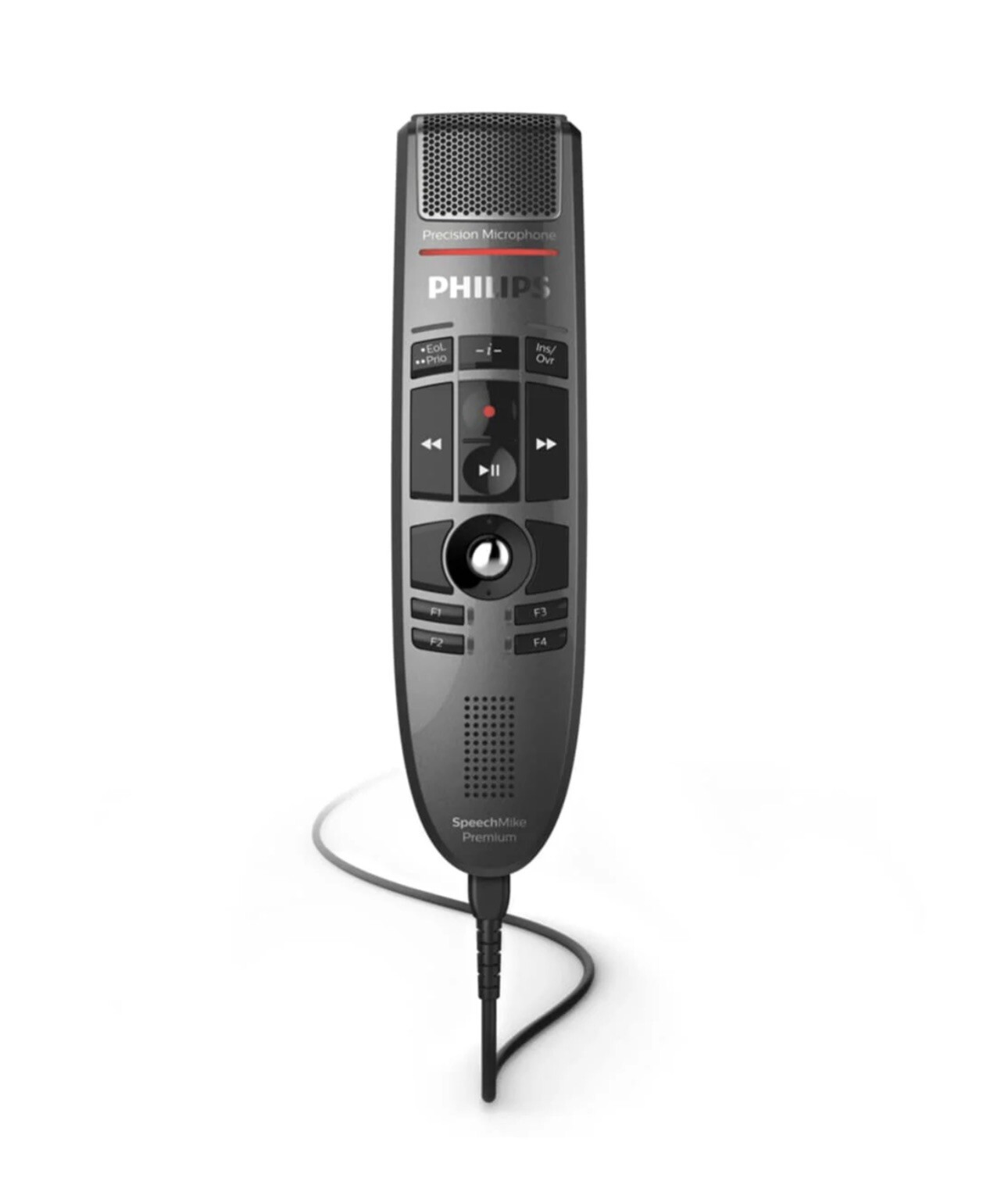 Philips LFH3500/00 SpeechMike Premium USB Dictation Microphone - Dark ...