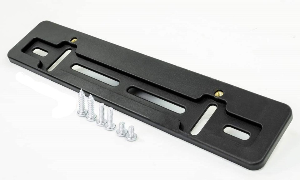 100 Front License Plate Holder Mount Adapter Bumper Kit Brackets AUTO ...