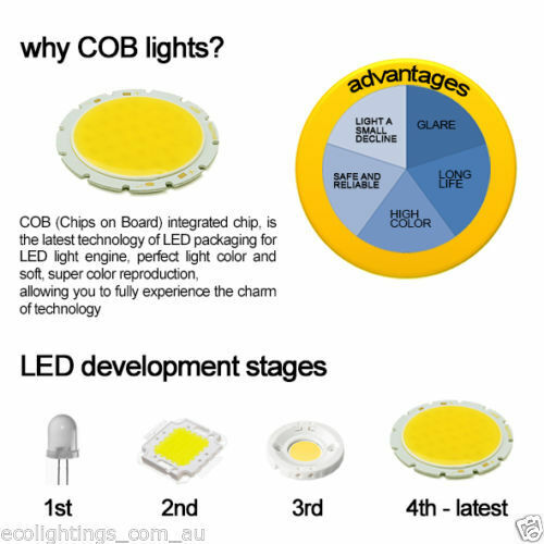 10pcs of 13W LED COB Downlight Complete Kit Ceiling Bulb White Cover ...