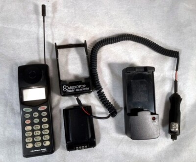 WORKING Vintage AUDIOVOX Cell MOBIL Phone MVX-460 Car BATTERY Charger ...