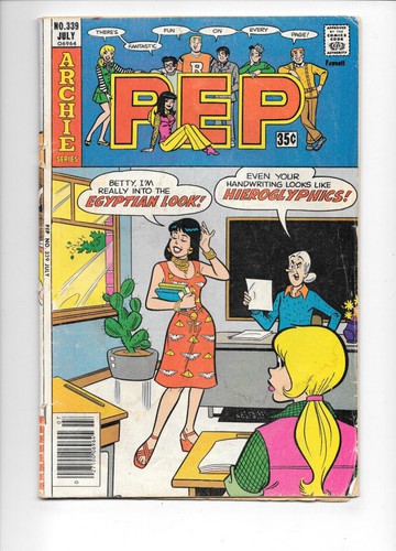 Pep Comics #339 1978 VG Archie Comics | eBay