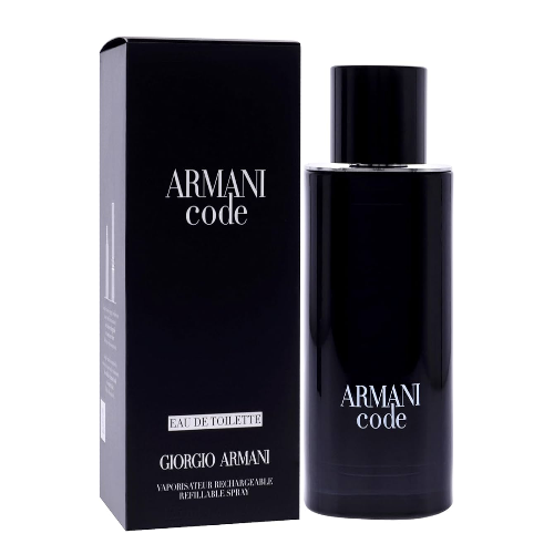 Armani Code by Giorgio Armani 6.7 oz EDT Refillable Cologne for Men New ...