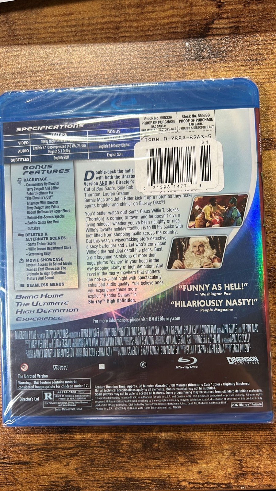 Bad+Santa+%28Blu-ray+Disc%2C+2007%2C+Unrated%29 for sale online | eBay