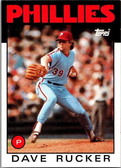 1986 Topps #39 Dave Rucker | eBay