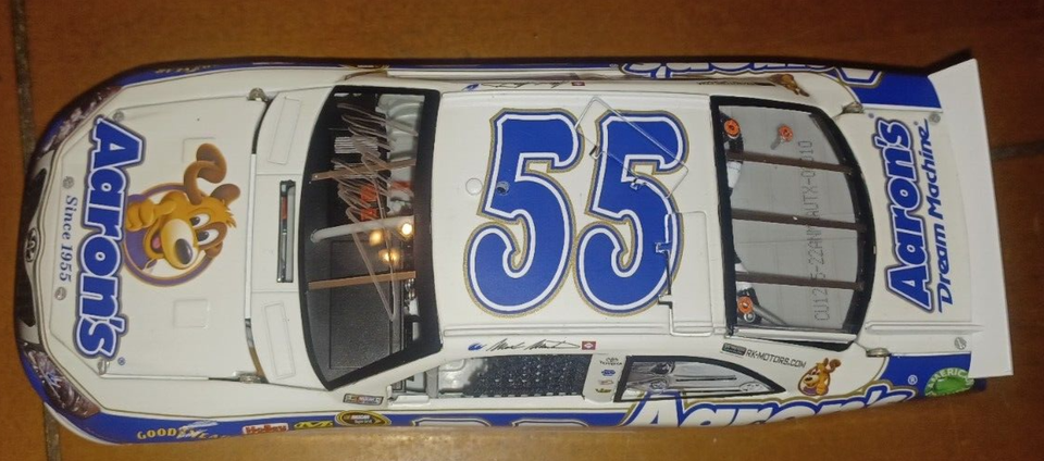 MARK MARTIN #55 Aaron's 2012 Camry Autographed 1 Of 120 RCCA Elite | eBay