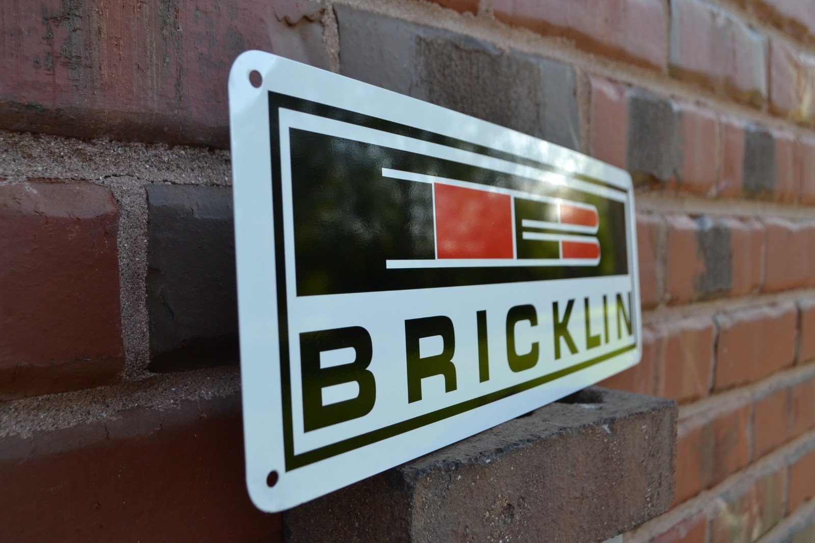 BRICKLIN SV-1 SIGN 1974 1975 LOGO CAR COLLECTOR SIGN Garage Parts ...