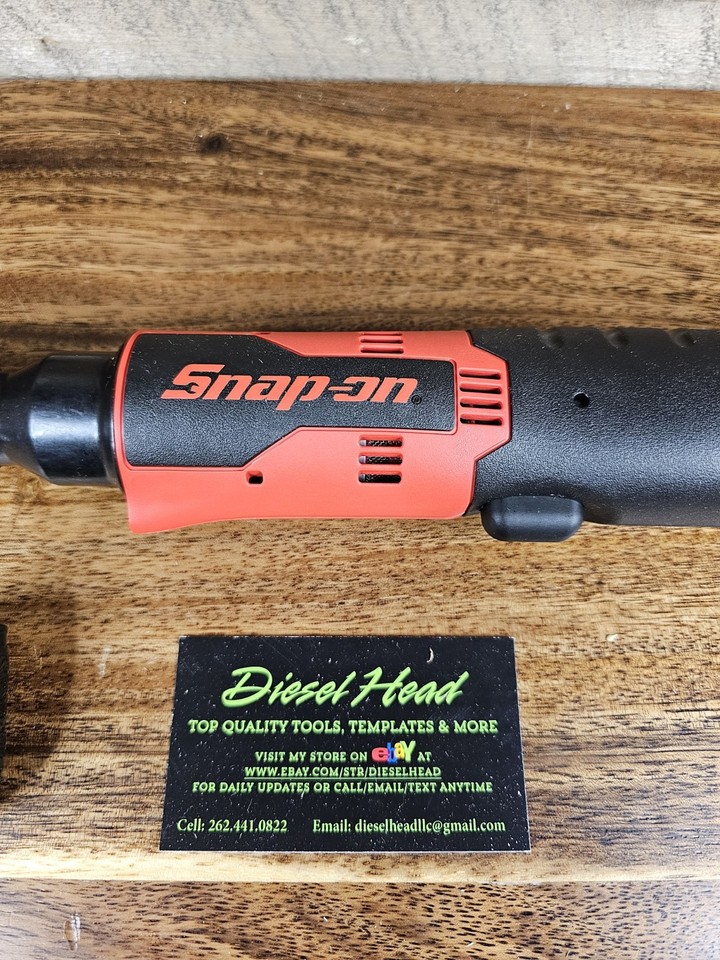 *NEW* Snap-On Tools CTR762 RED 3/8" Cordless Ratchet - FREE SHIPPING | eBay