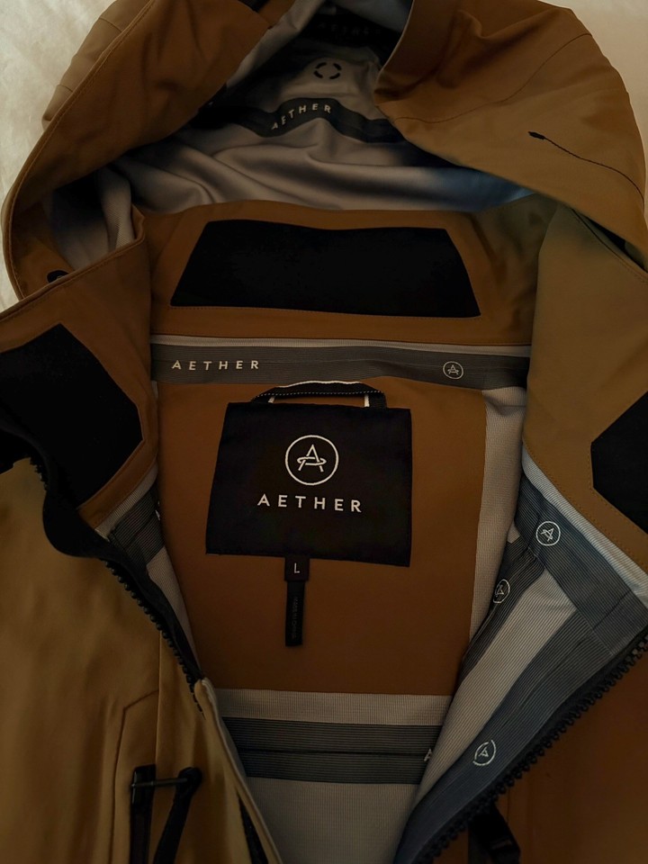 Aether Altitude 2.0 Jacket Mens Size L Brown Winter Snow Ski Shell | eBay