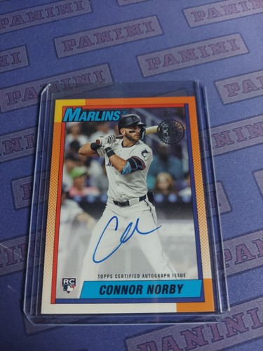 2025 Topps Baseball Series 1 Connor Norby 1990 Topps On Card Rookie ...