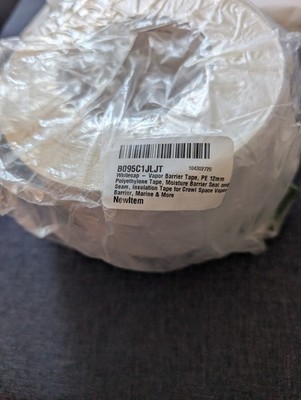 Moisture Barrier Seal White Cap 4 In x 180 Ft Roll | eBay