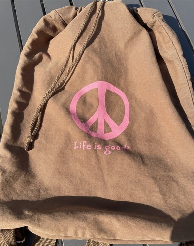 Life Is Good Backpack With Peace Sign | eBay