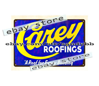 Carey Roofing metal tin sign cafe pub wall art living room | eBay Australia