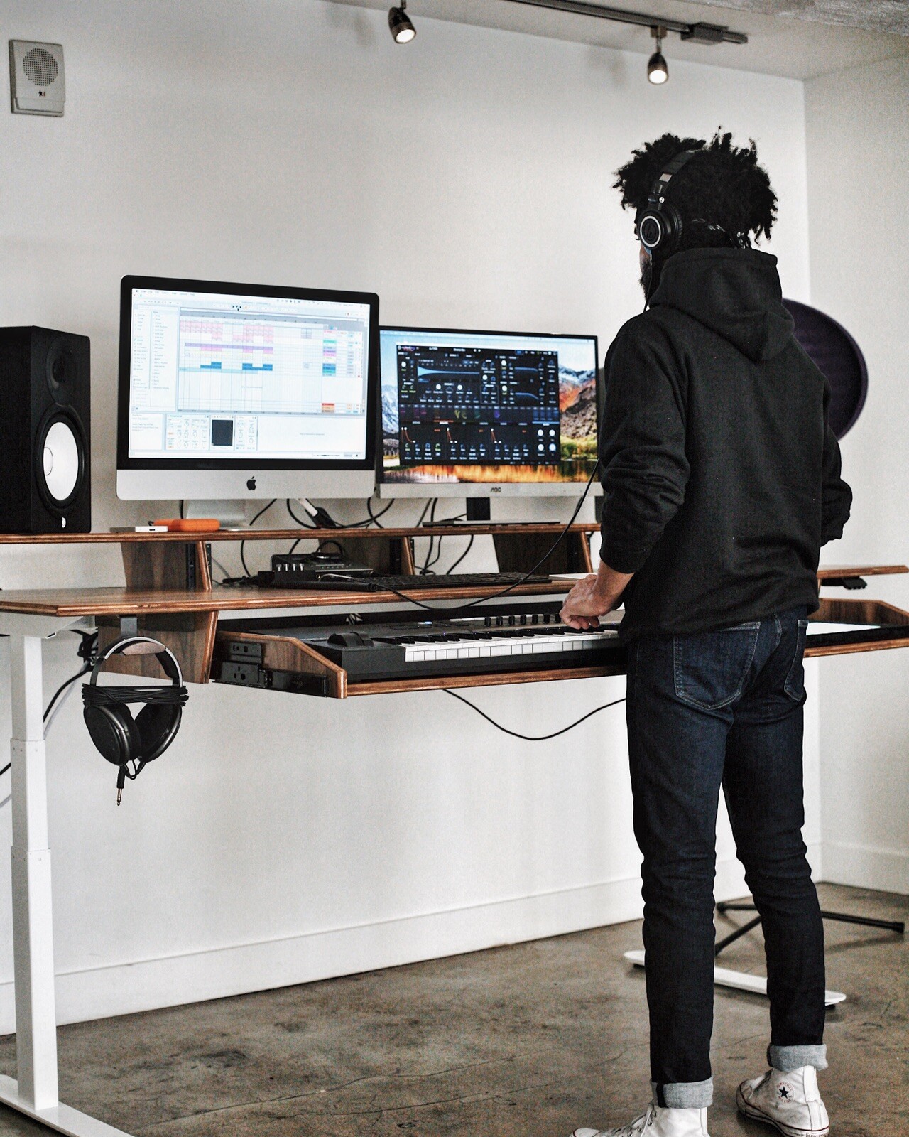 Custom Music Studio Desk | eBay