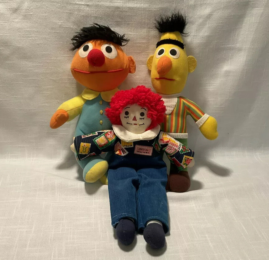 Sesame Street Baby Ernie and Bert and Raggedy Andy Vintage | eBay
