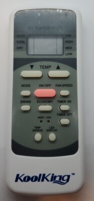 Kool King RG51I38/BGCEFU Remote Control Original Replacement | eBay