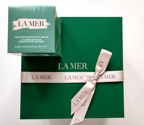 New La Mer Moisturizing Cream with Gift Box 0.5 oz | eBay
