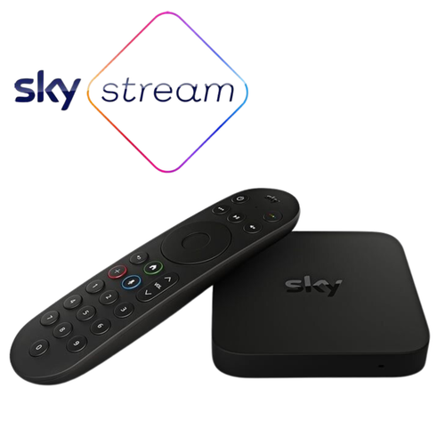 Sky Stream TV Puck - Full Kit Ready To Use Includes Remote and Power ...