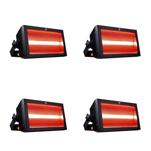 4X new ATOMIC 3000 LED RGB +W Strobe Light DJ Stage Effect Flash light ...