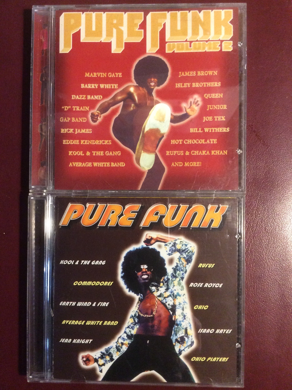 Pure Funk Set Of 2 CD Vol. 1 & 2 1999 Disco Parliament Cameo Kool Queen ...