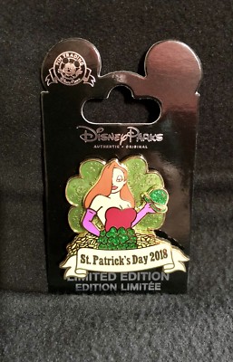 Disneyland DLR *ST. PATRICK’s DAY 2018* Jessica Rabbit LE 4000 Pin | eBay