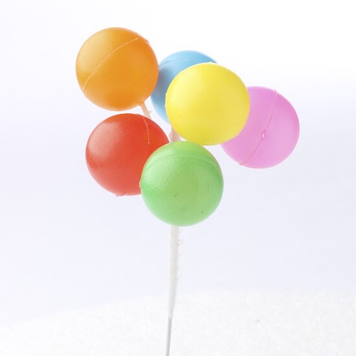 Bright and Colorful Miniature Plastic Balloon Picks | eBay