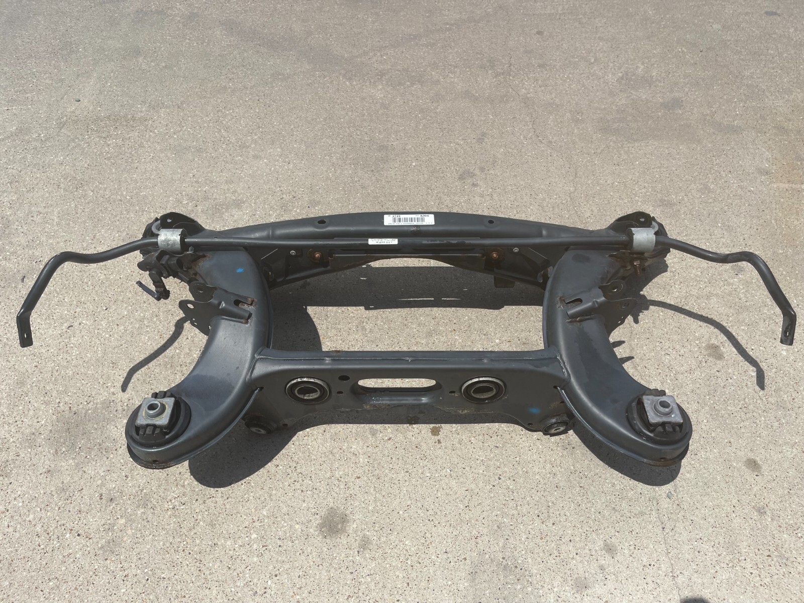 10-11 MERCEDES-BENZ W212 E350 E550 4MATIC AWD REAR SUBFRAME CROSSMEMBER ...