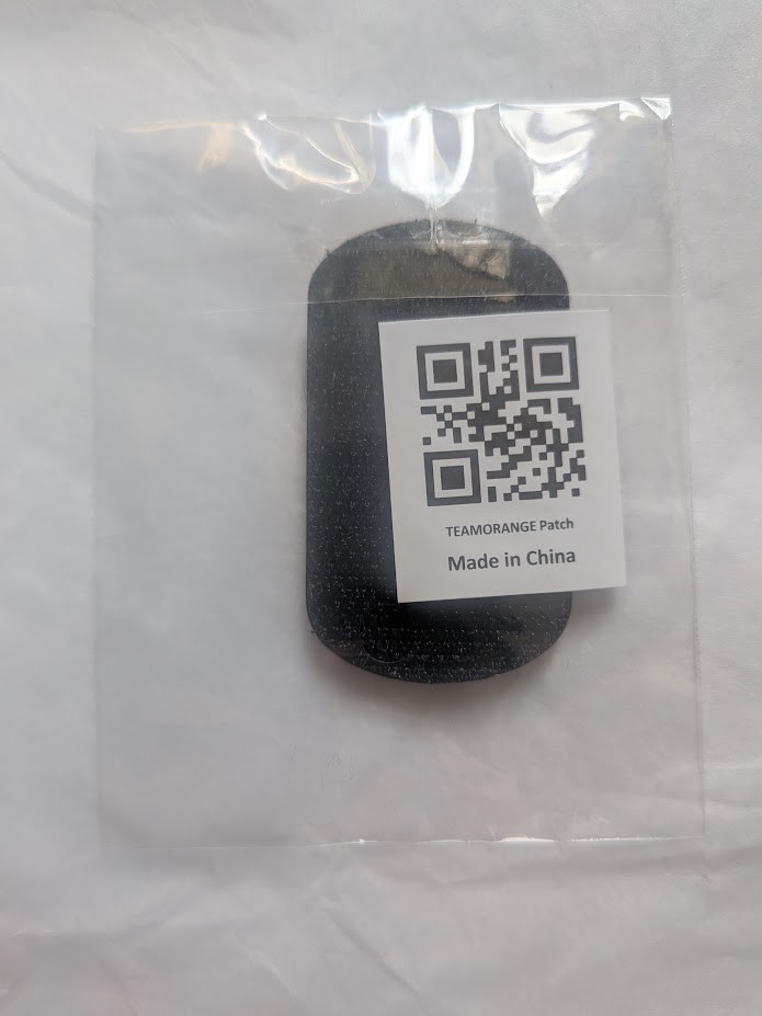 New Olight Team Orange Patch - Rubber Hook and Loop - Swag | eBay