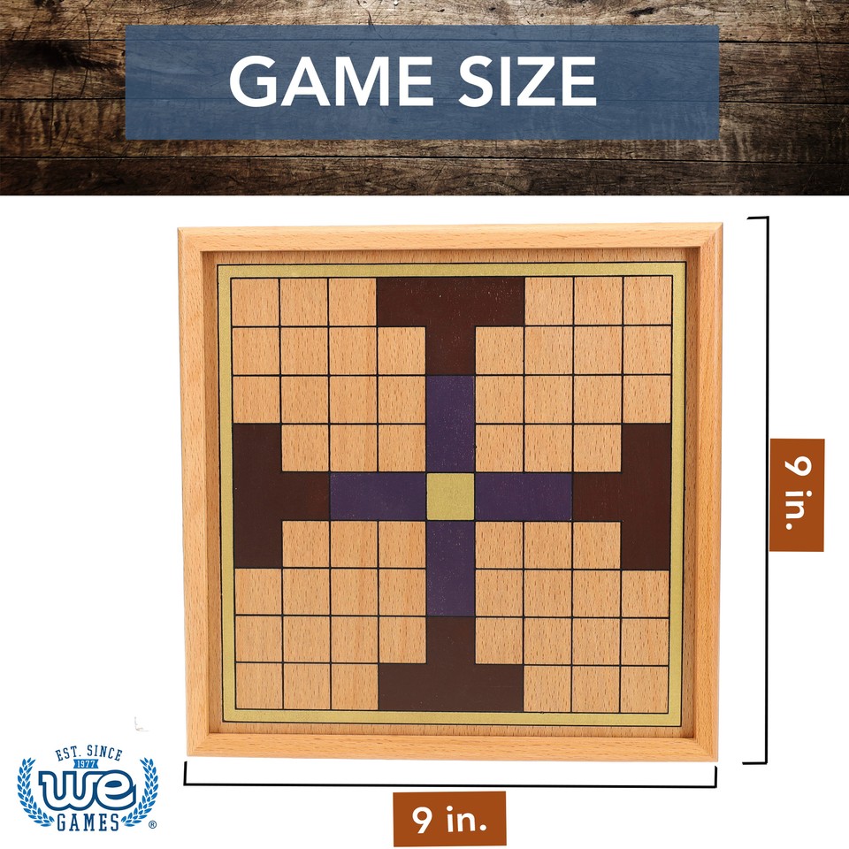 WE Games King's Table Wooden Board Game, Tablut Viking Strategy Game | eBay